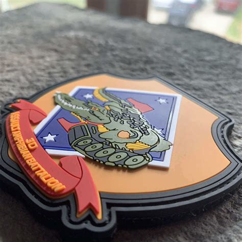 3rd Amphibious Assault Battalion Full Shield Pvc Patch Patchops