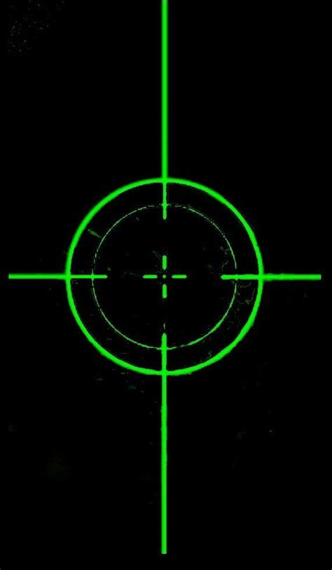 Green Crosshair Graphic Design Wallpaper Cruce De Mira Verde En Fondo