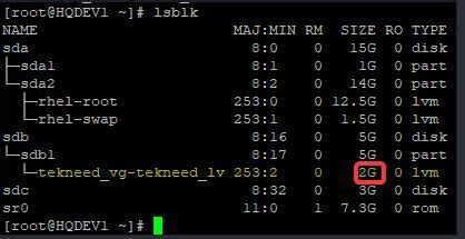 How To Extend Or Reduce LVM Partition In Linux