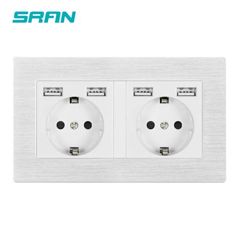 Wall 16a Eu Multi Way Power Socket Plug Grounded E Grandado
