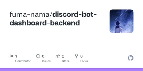 Github Fuma Namadiscord Bot Dashboard Backend