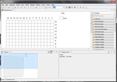 How To Create And Edit A Simple Chart Stitchmastery
