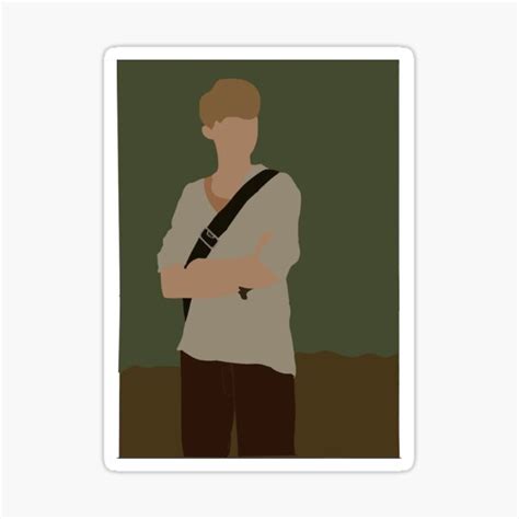 Newt From Maze Runner Sticker For Sale By Rjohnson Redbubble