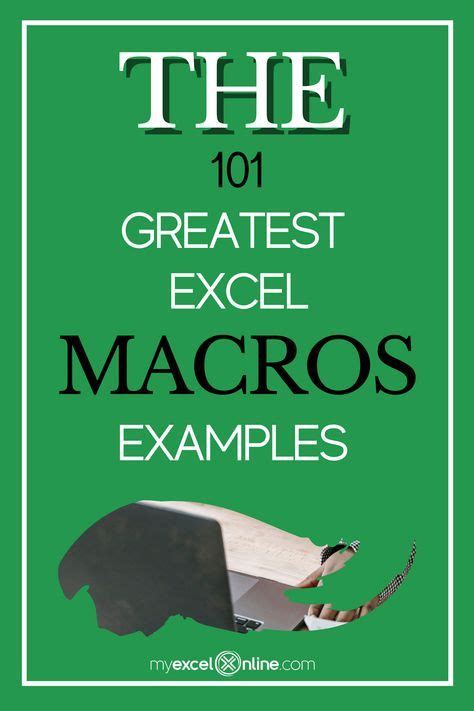 101 Excel Macros Examples Myexcelonline Excel Macros Microsoft