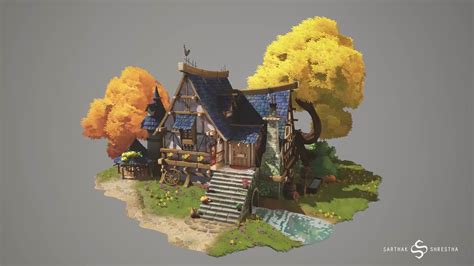 Sarthak Shrestha On Linkedin 3dart Stylized Unrealengine 3dmodeling Texturing Shaders
