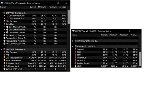 Which Cpu Sensor In Hwinfo Should I Use To Check Cpu Temps R Pcmasterrace
