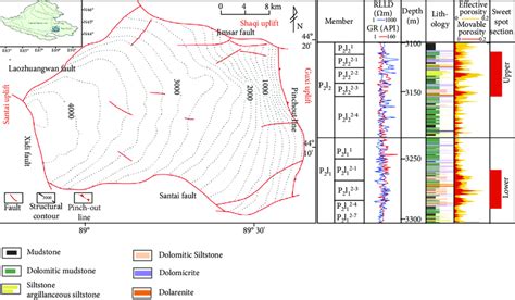 The Structural Features And Stratigraphic Column Of The Permian
