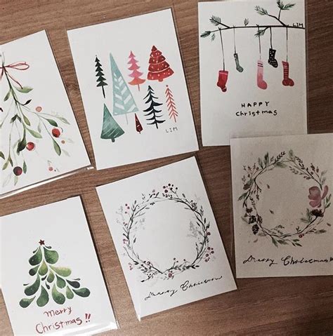 합정역 크리스마스 카드 만들기수채화일러스트 솜씨당