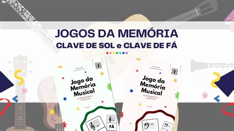 Jogo Da Memória Clave De Sol E Clave De FÁ Notas Na Pauta