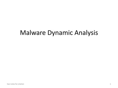 SOLUTION Malware Dynamic Analysis Studypool