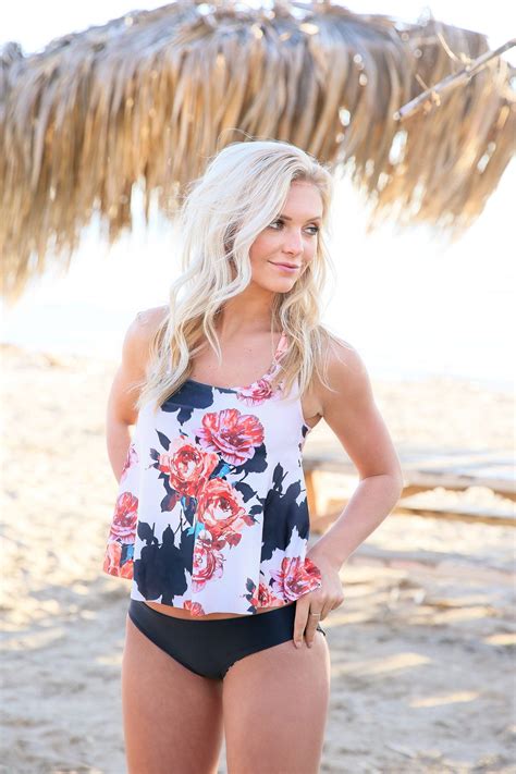 Naomi Long Flutter Top Cute Swimsuits Modest Swimwear Modest