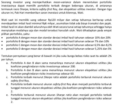 Seorang Investor Yang Memperhatikan Mean StudyX