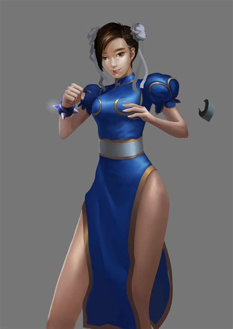 春丽同人 知己米花作品 CG人物绘画 朱峰社区作品展示
