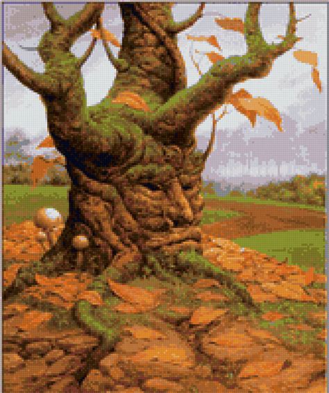 Схема вышивки «дерево №1780094 Вышивка крестом