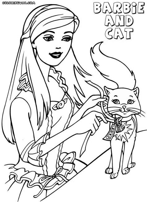 Кукла Барби С Собачкой Раскраски 67 фото