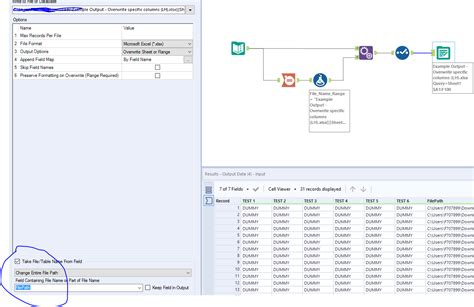 Solved Output Overwrite Specific Columns Not Entire Sh Alteryx