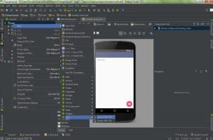 Android Studio New XML Layout Mundo Choc Cac