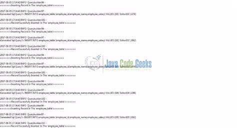 Jdbc Query Builder Tutorial Java Code Geeks