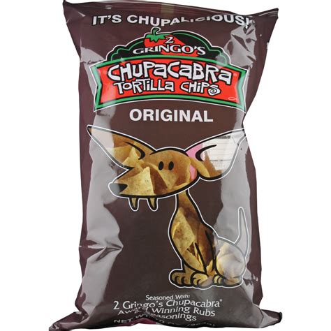 2 Gringos Chupacabra Tortilla Chips Original Goody Goody Liquor