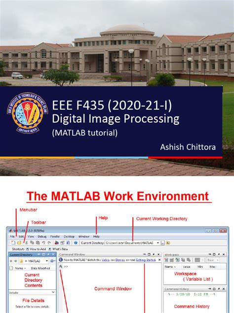 Dip Lec 3 Matlab Tutorial Pdf