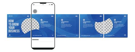 Set Of Instagram Carousel Post Editable Instagram Carousel Post