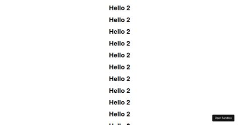 React Schedule测试 Codesandbox