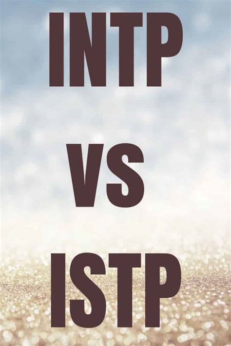 INTP Vs ISTP Pesonality Guru