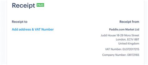 Add An Address Or VAT Number To Your Invoice Wombat Plugins