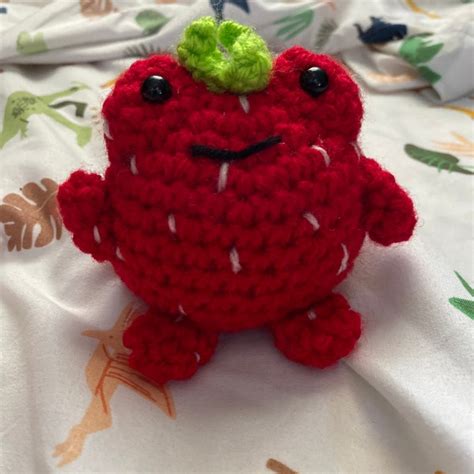 Crochet Tiny Frog Plush Or Keychain Mini Frog Handmade Frog Mini Frog Plush Etsy