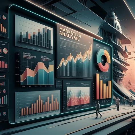 Visualizing Market Trends Graphs And Analytics Illustrations Premium Ai Generated Image