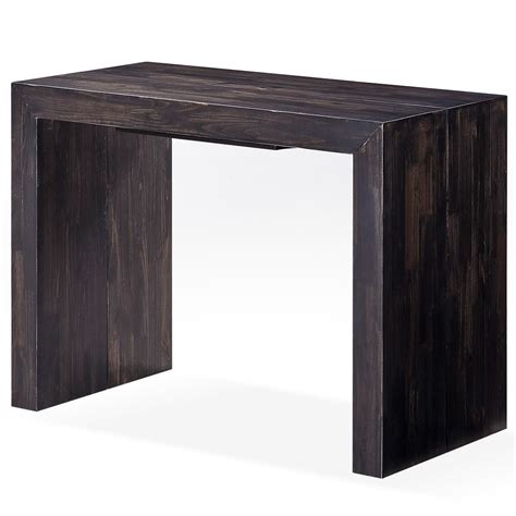 Console Extensible Bois Massif Marron 50 à 250 Cm 12 Personnes Lestendances Fr