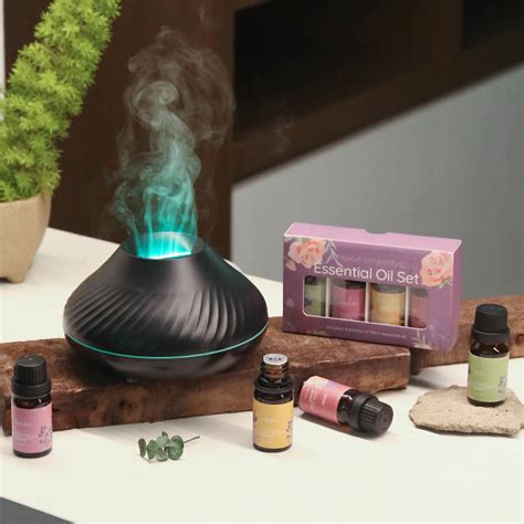 Volcano Aroma Diffuser With Essential Oil Dq Set Volcano Aroma Diffuser Essential Oil