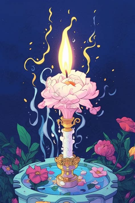 蜡烛插画高清图片下载 包图网