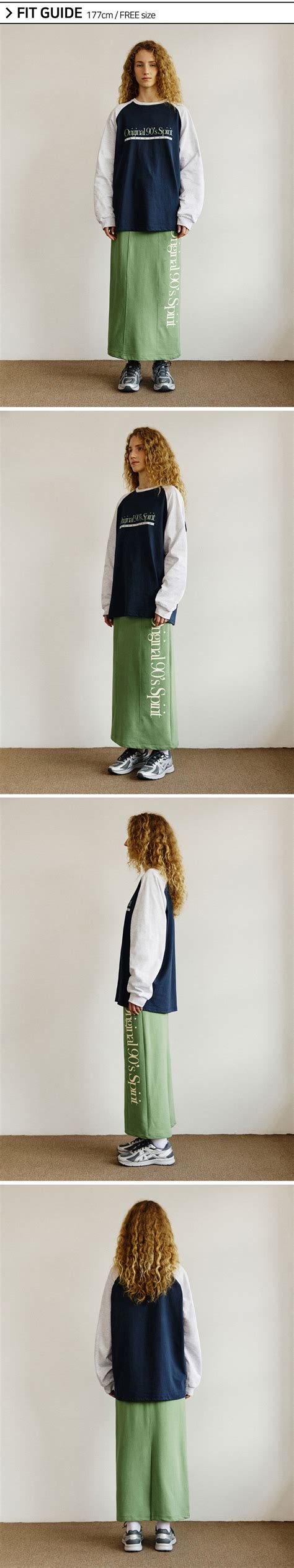 오리지널 라글란 롱 슬리브네이비 감도 깊은 취향 셀렉트샵 29cm