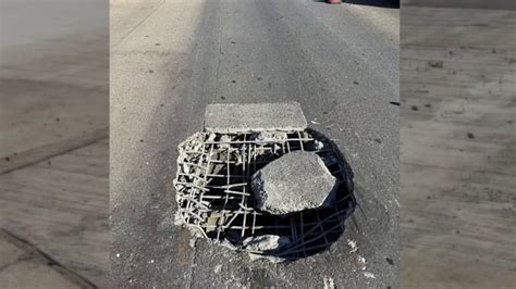major pothole interrupts morning commute on i 680 in fremont nbc bay area