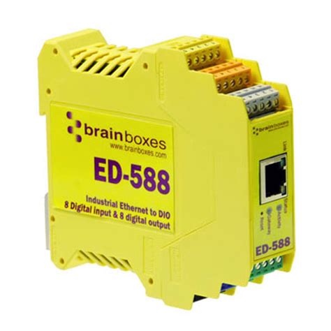 Brainboxes Ethernet To DIO 8 Digital Inputs And 8 Digital Outputs LN53539 ED 588 SCAN UK