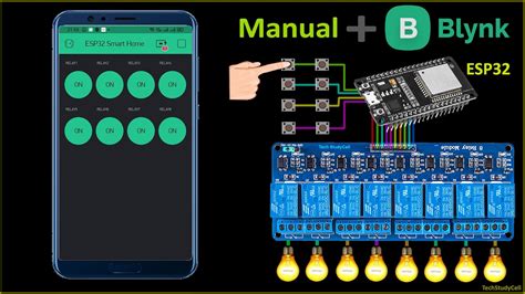 Smart Home Automation Using Blynk And Esp32 Iot Projects Wifi And Manual 16 Steps Instructables
