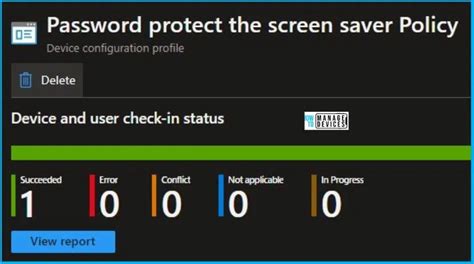 Password Protected Screen Saver Policy Using Intune Htmd Blog