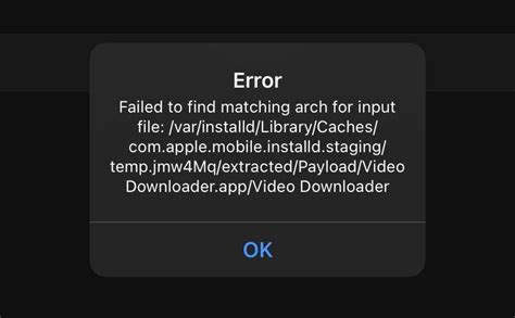 Discussion Tried Installing A Ipa Through Filza But Gave Me This Error Any Fix Rjailbreak
