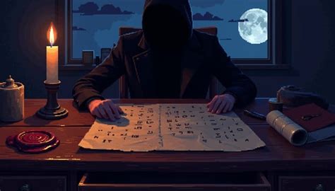 Free Midnight Cipher Writer Image Cipher Moonlight Candle Download At Stockcake