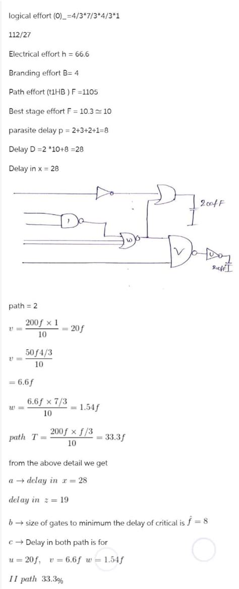 Solved Need Help With Solution And Explanationty 2 Delay Path 25 Points A Logic Circuit