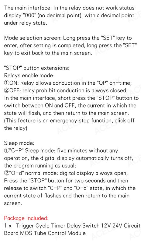 dc5 36v dual mos led digital time delay relay trigger cycle timer delay switch circuit board