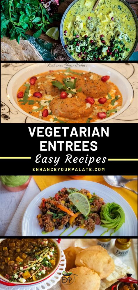 Vegetarian Entrees Vegetarian Recipes Easy Vegetarian Dishes