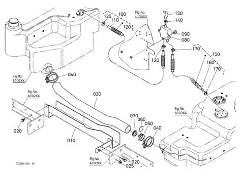 Kubota L3560hst Limited A11200 Fuel Pipe Fuel Tank Parts And Diagram