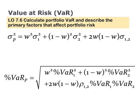 Value At Risk Var Intro