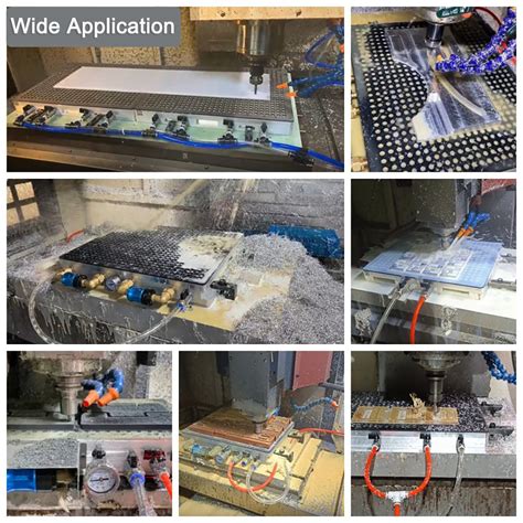 Cnc Vacuum Chuck Fixture Plate Workpiece Clamping Table Vacuum Workholding System For Machining