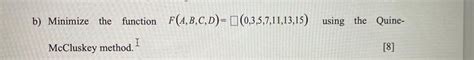 Solved B ﻿minimize The Function