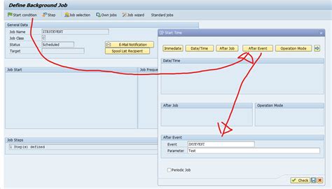Batch Job Event Triggering