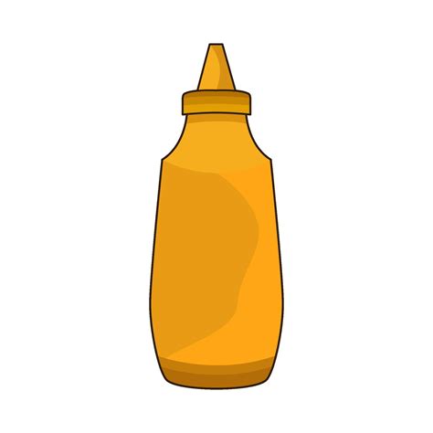 Illustration Of Mustard Bottle 52106664 Vector Art At Vecteezy