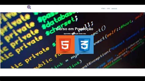 Curso Html5 E Css3 Aula 1 E 2 Header Menu Horizontal Animado